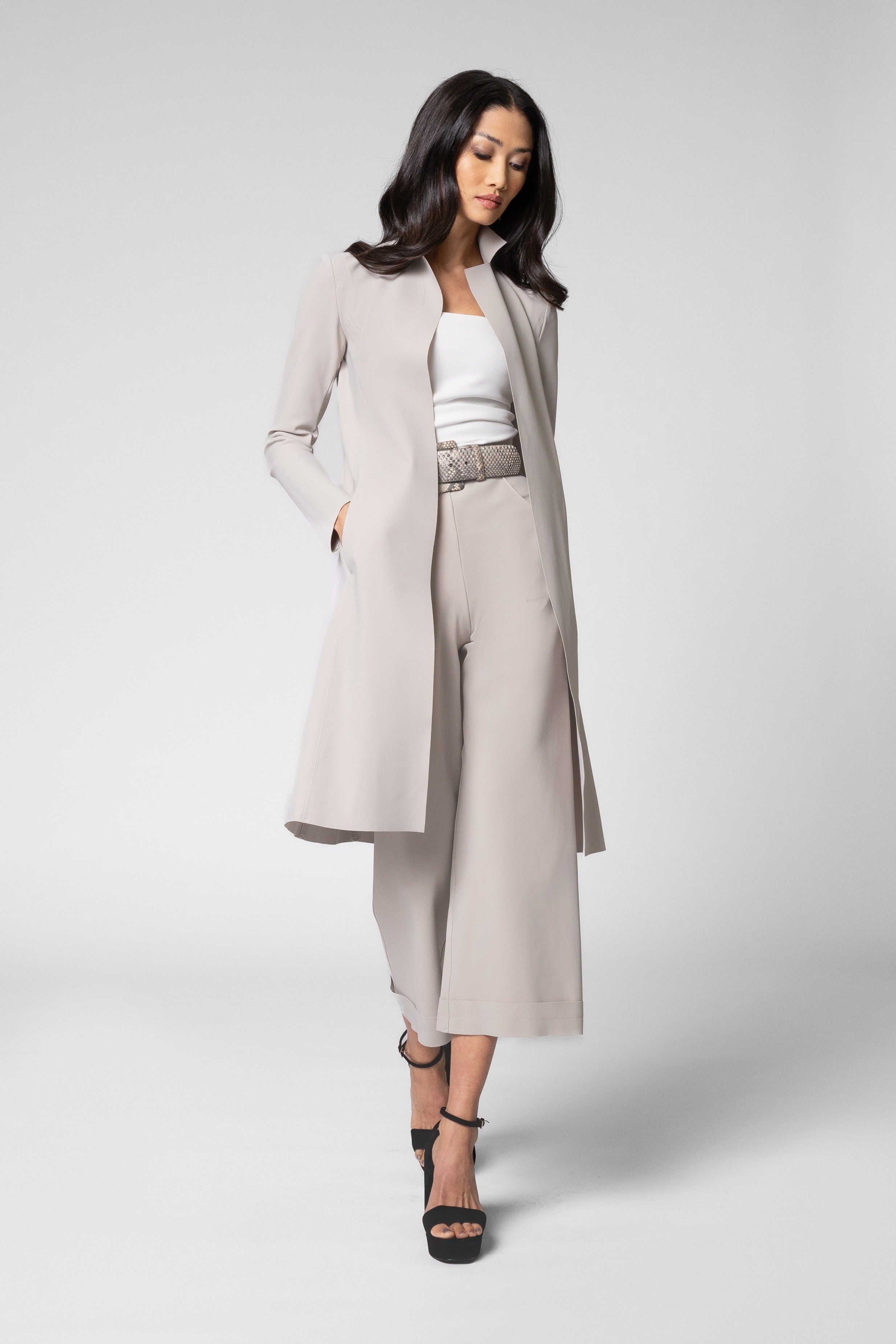 Python Belt - Grey – Maria Pinto