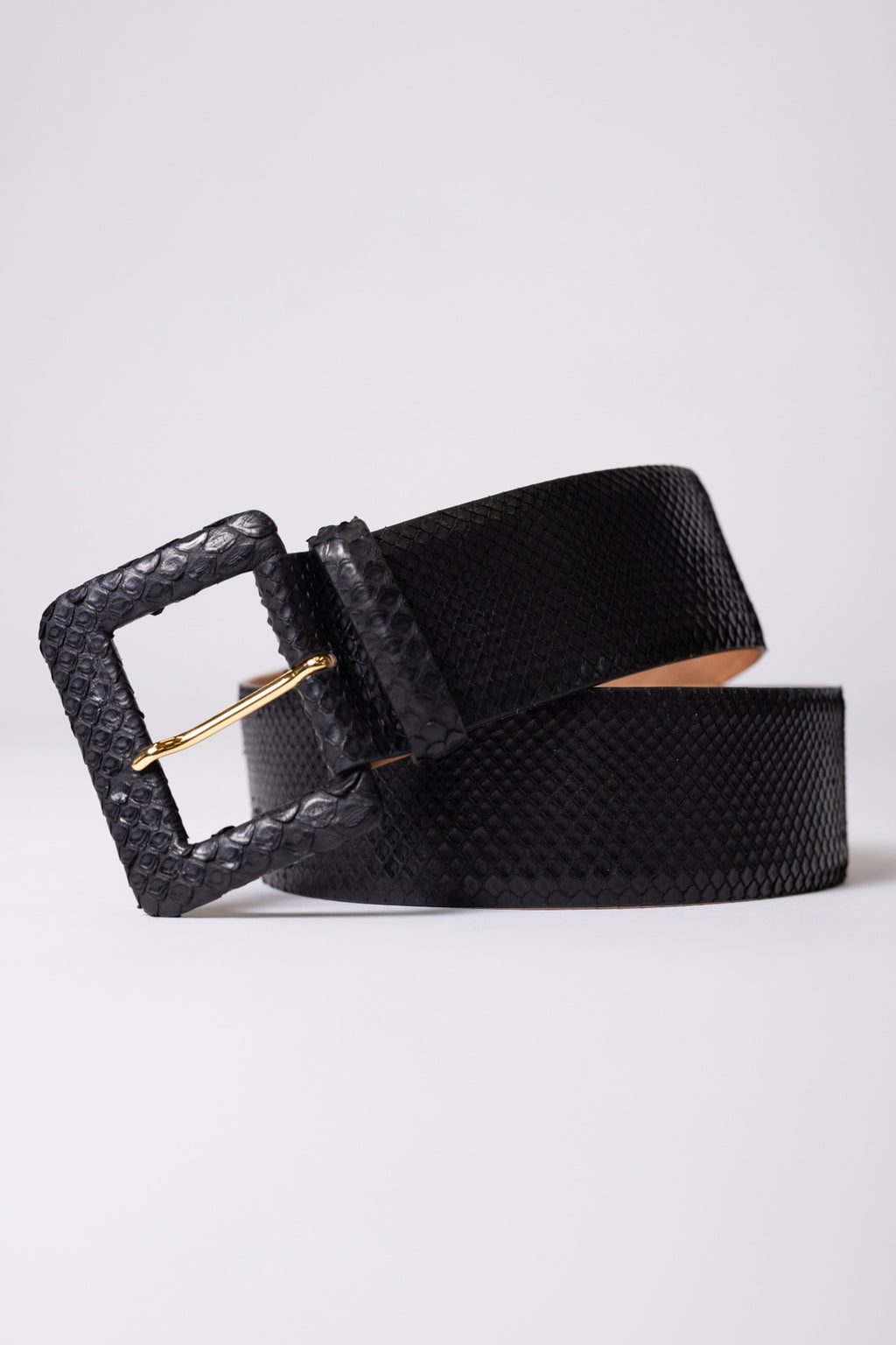 Python Belt - Black – Maria Pinto