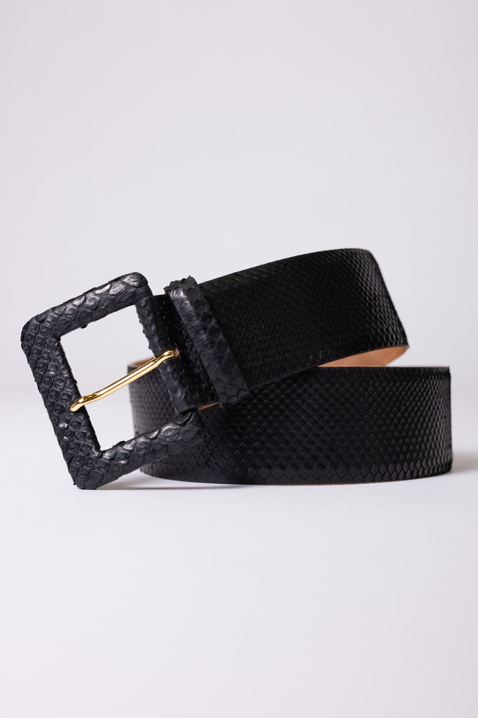 Python Belt - Black – Maria Pinto