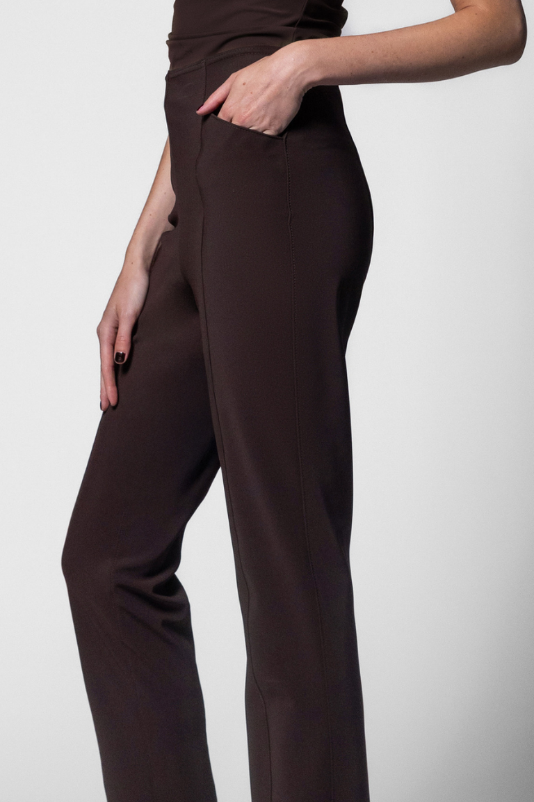 Millicent Pant - Espresso – Maria Pinto